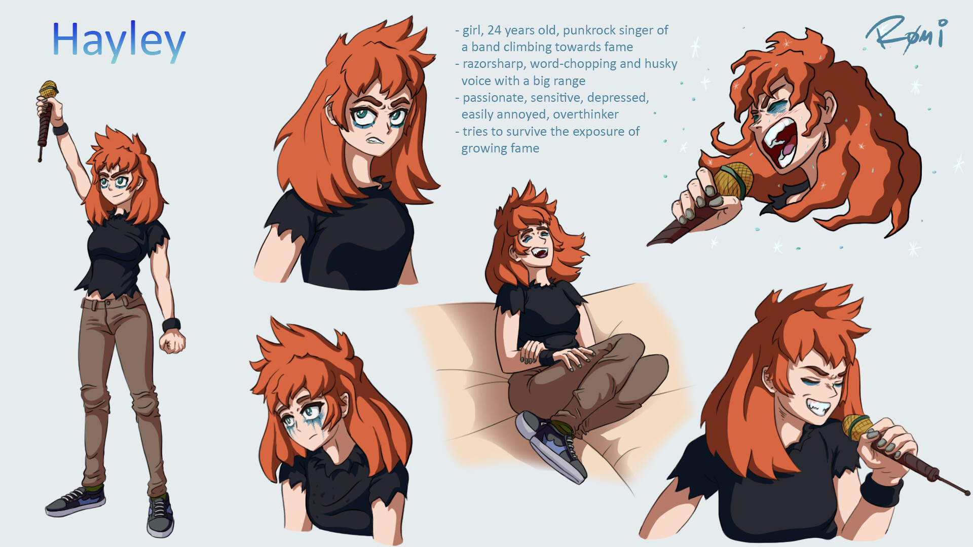 ArtStation - Hayley - The Punk who Rocks