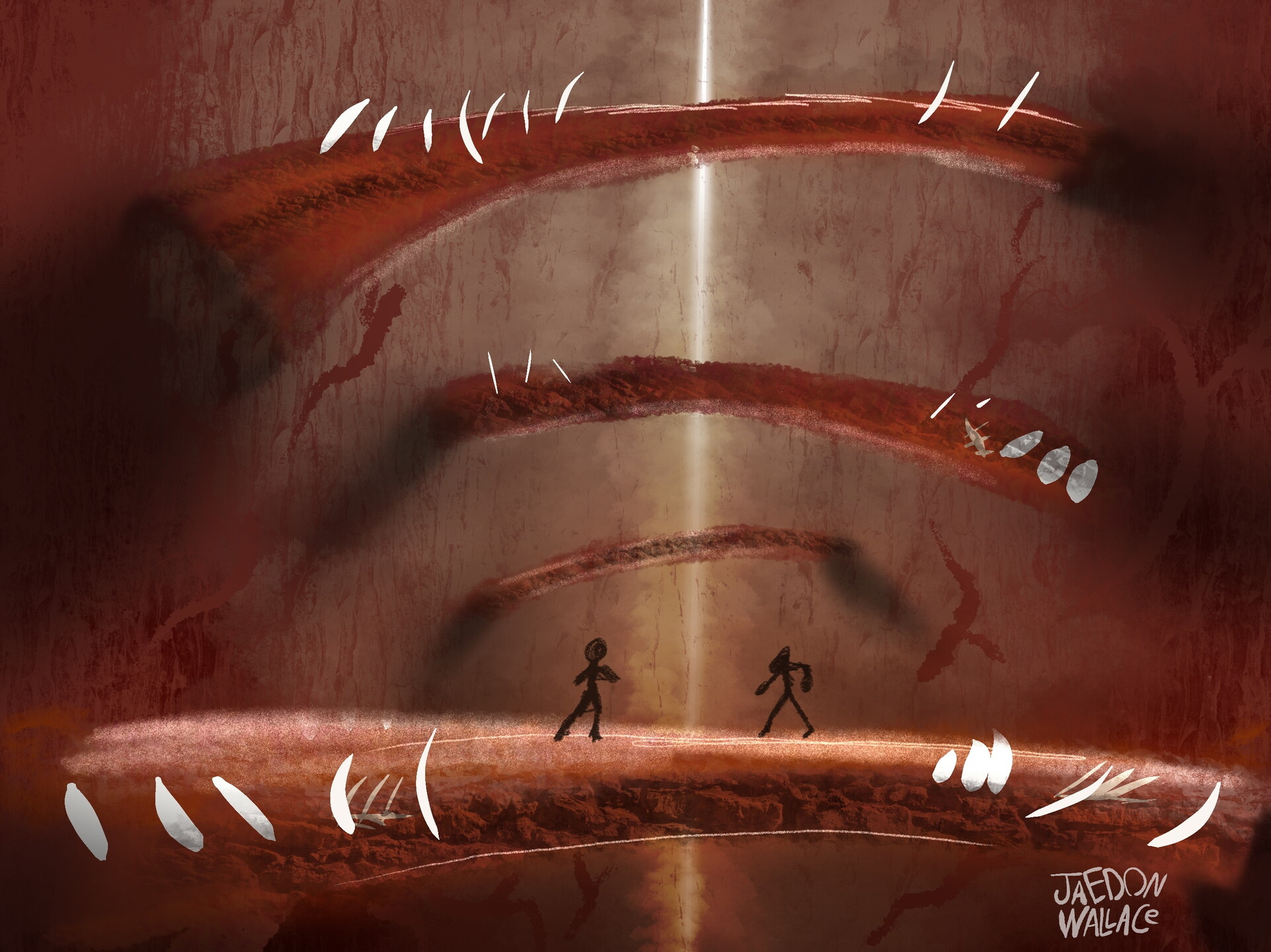 Jaedon Wallace - Meaty Hell Concept Art