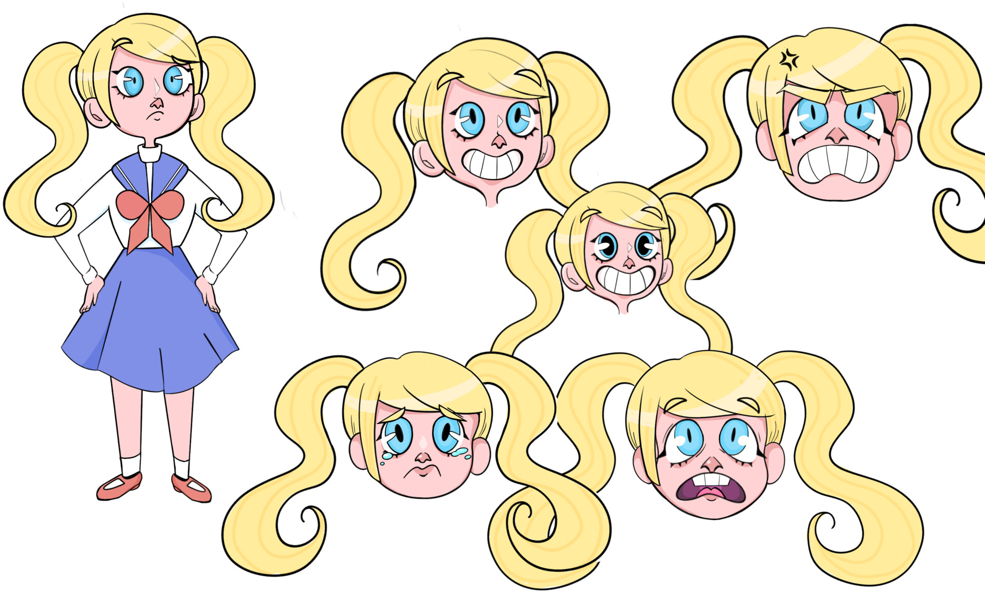ArtStation - Character Facial Expressions Sheet