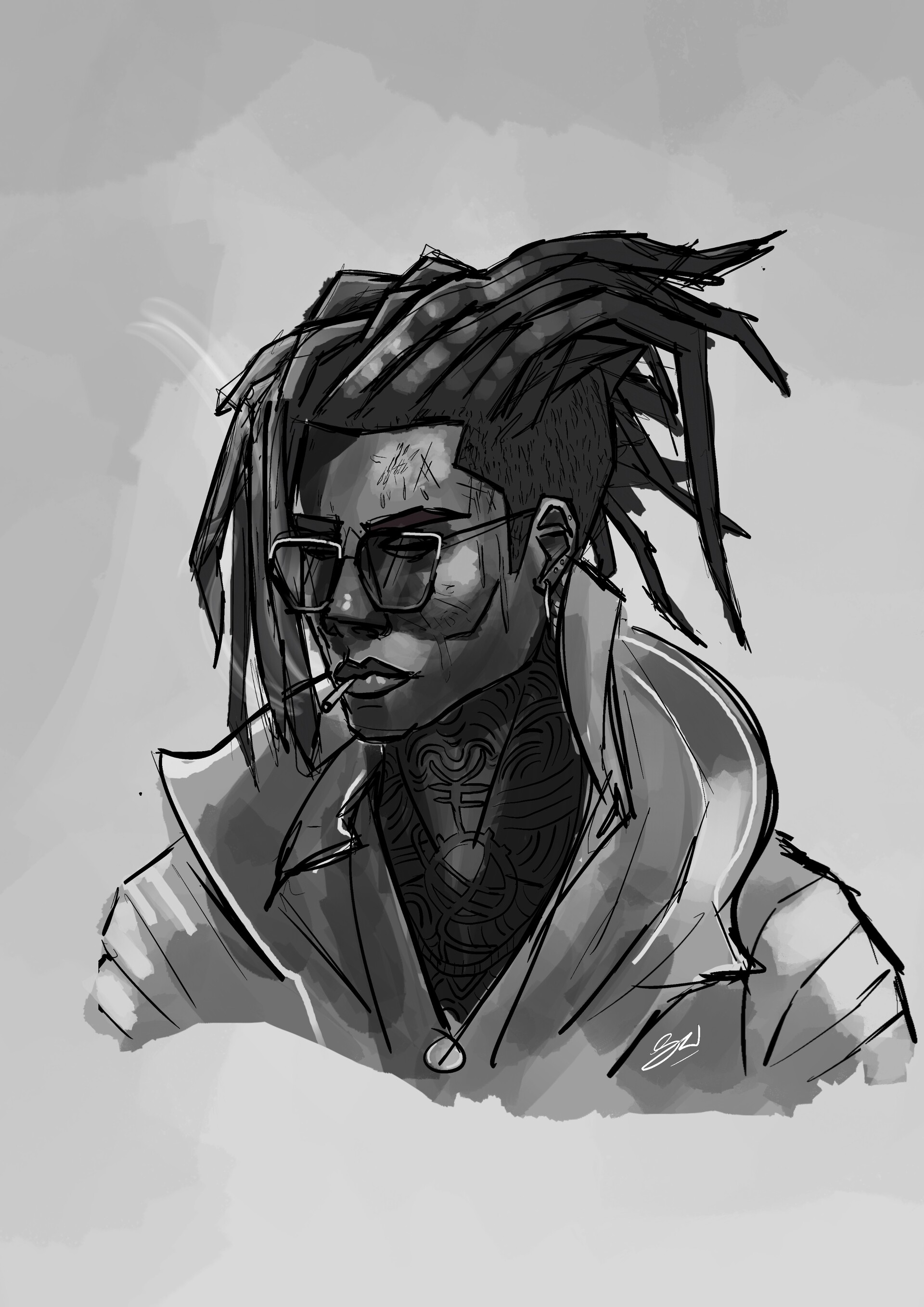 ArtStation - Victor Character Concept Sketch