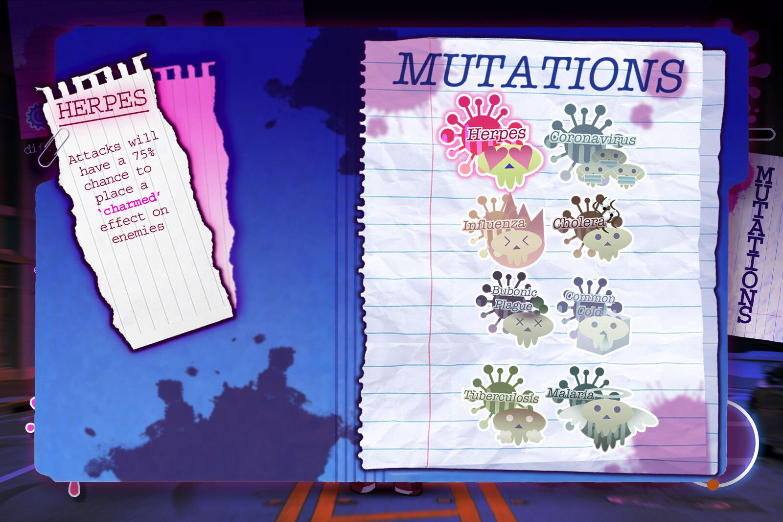 Leigh M. - UI Concept Mockups - How NOT To Be A Zombie.