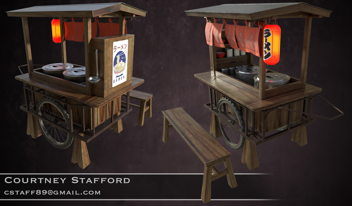 ArtStation - Final Yatai Ramen Cart