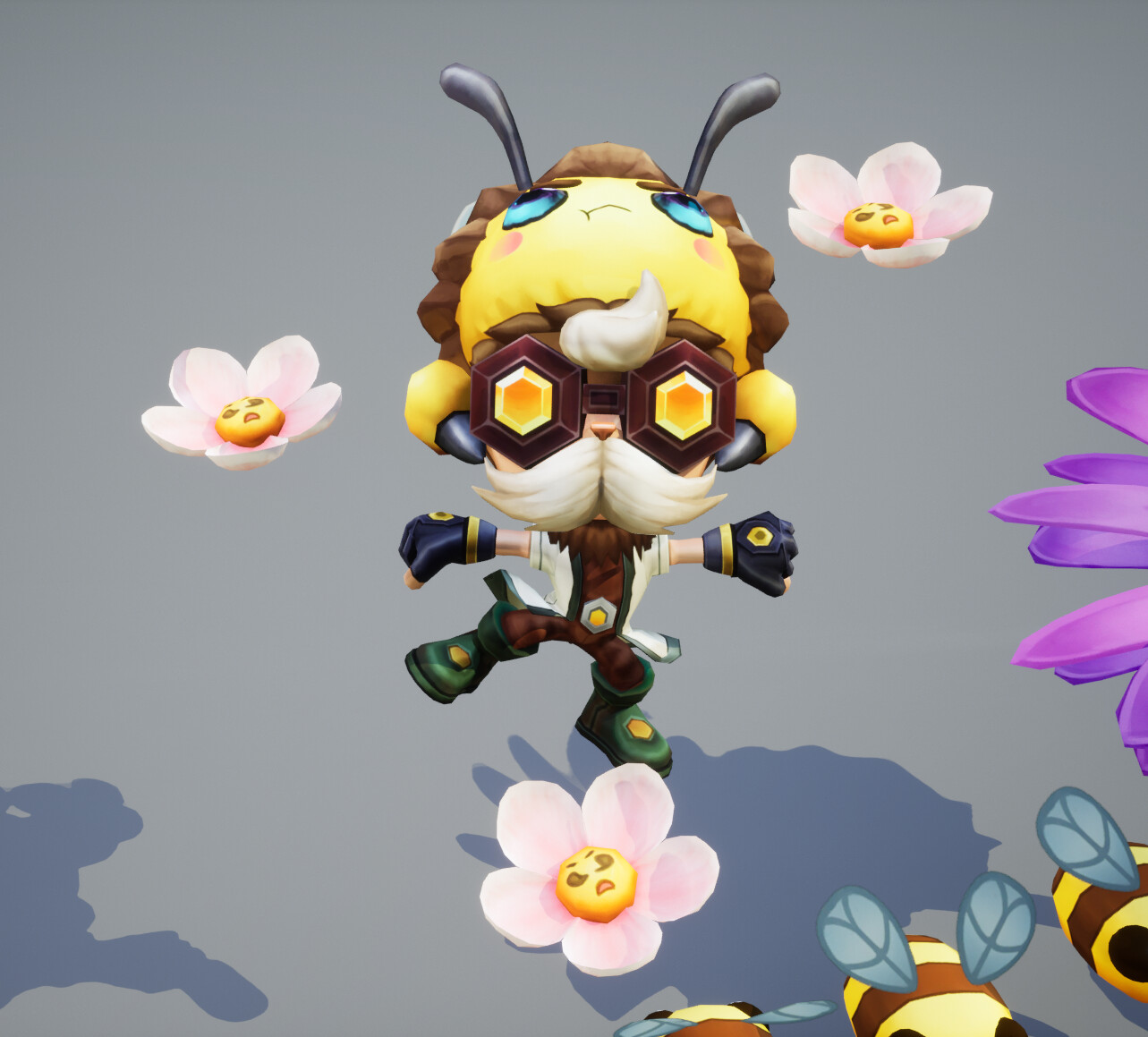 ArtStation - Heimerdinger _ Bee / 3D Charater / Handpainting