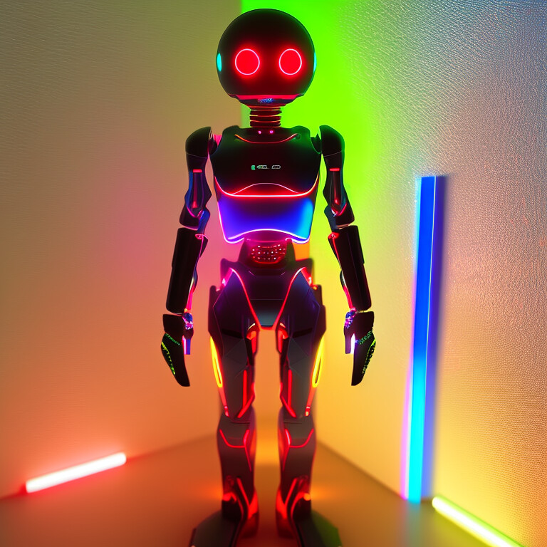 ArtStation - Futuristic robot (Ray tracing, path tracing)