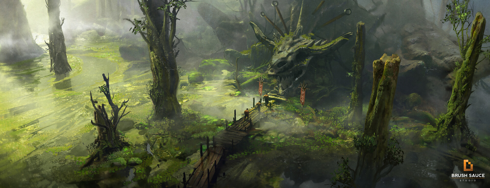 Brushsauce Studio - dragon bone shrine