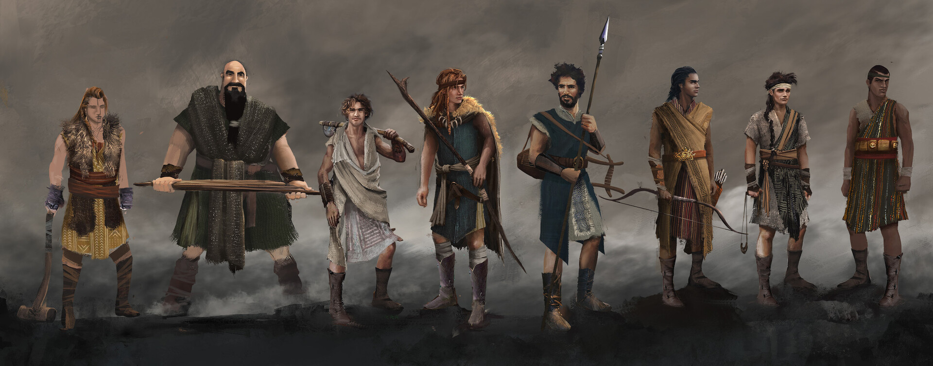 ArtStation - The Mighty Men and their King