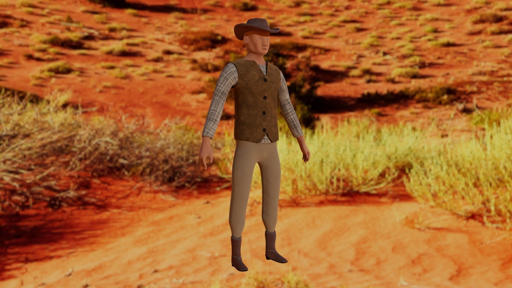 ArtStation - Cowboy Model