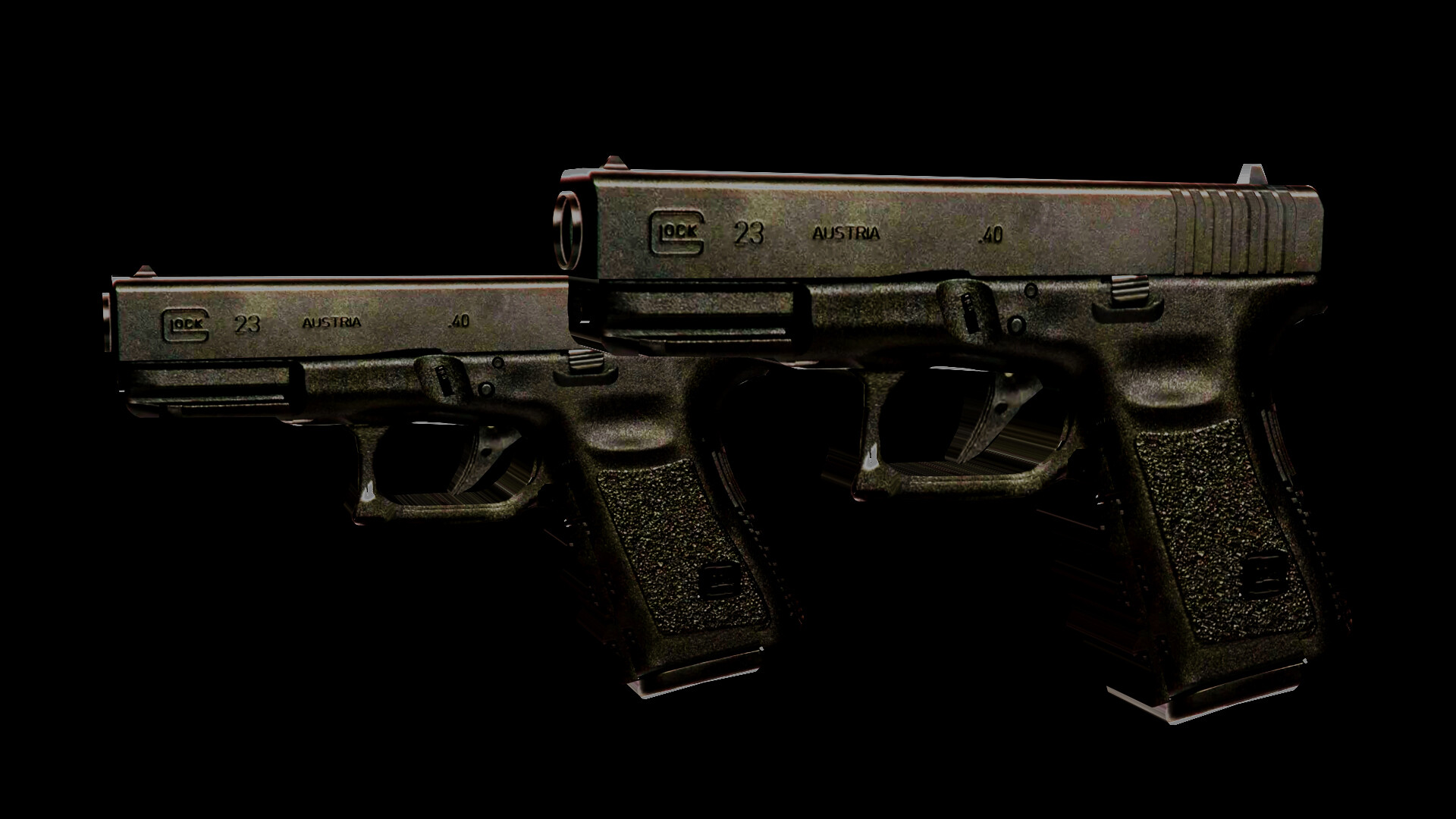 Anubhav Upadhyay - Glock Pistol 3D Model