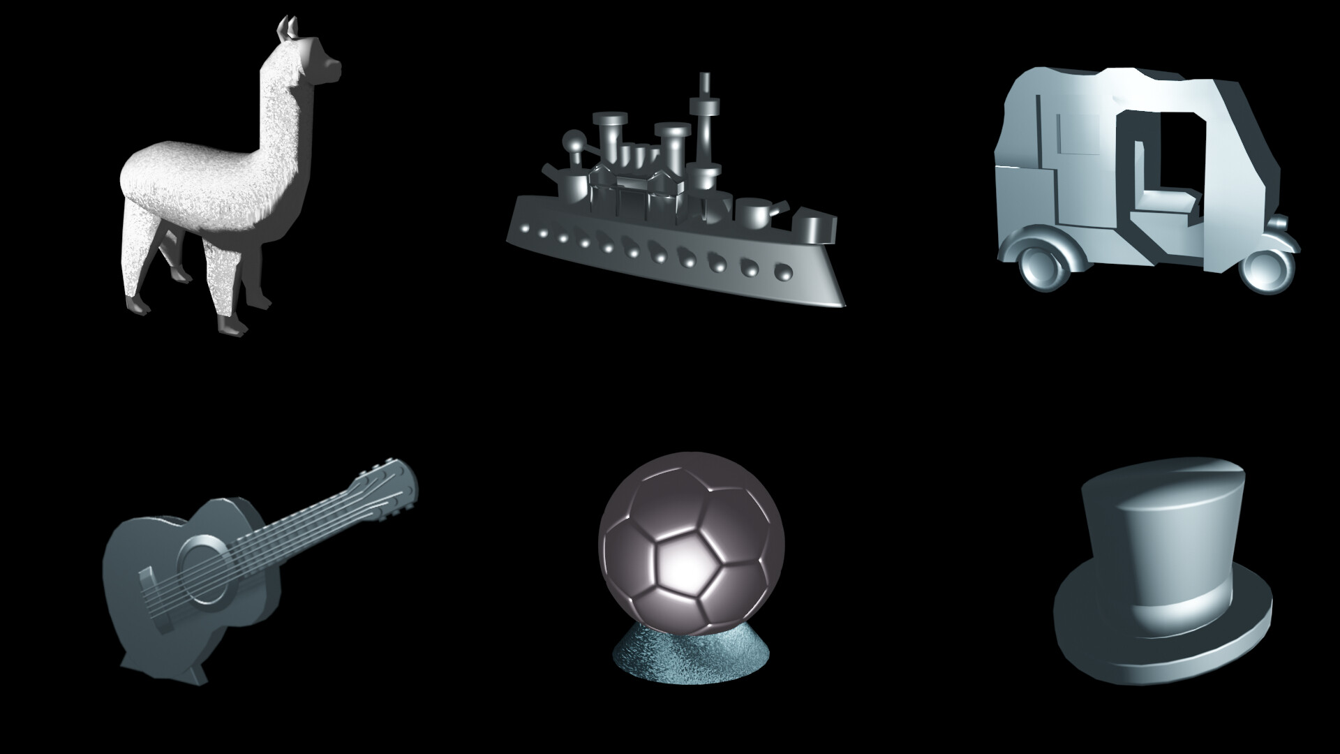 ArtStation - Monopoly Tokens Peru