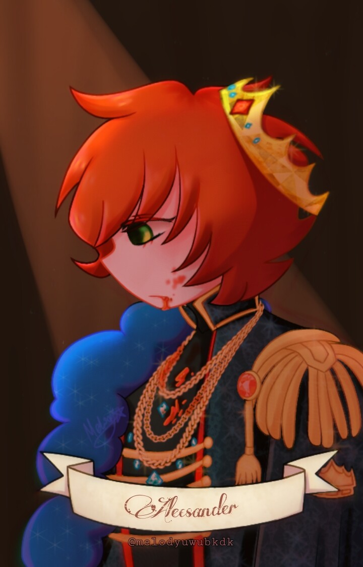 ArtStation - Wattpad book cover: Alecsander (and separator)