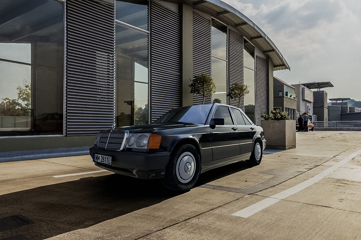 ArtStation - Mercedes E190