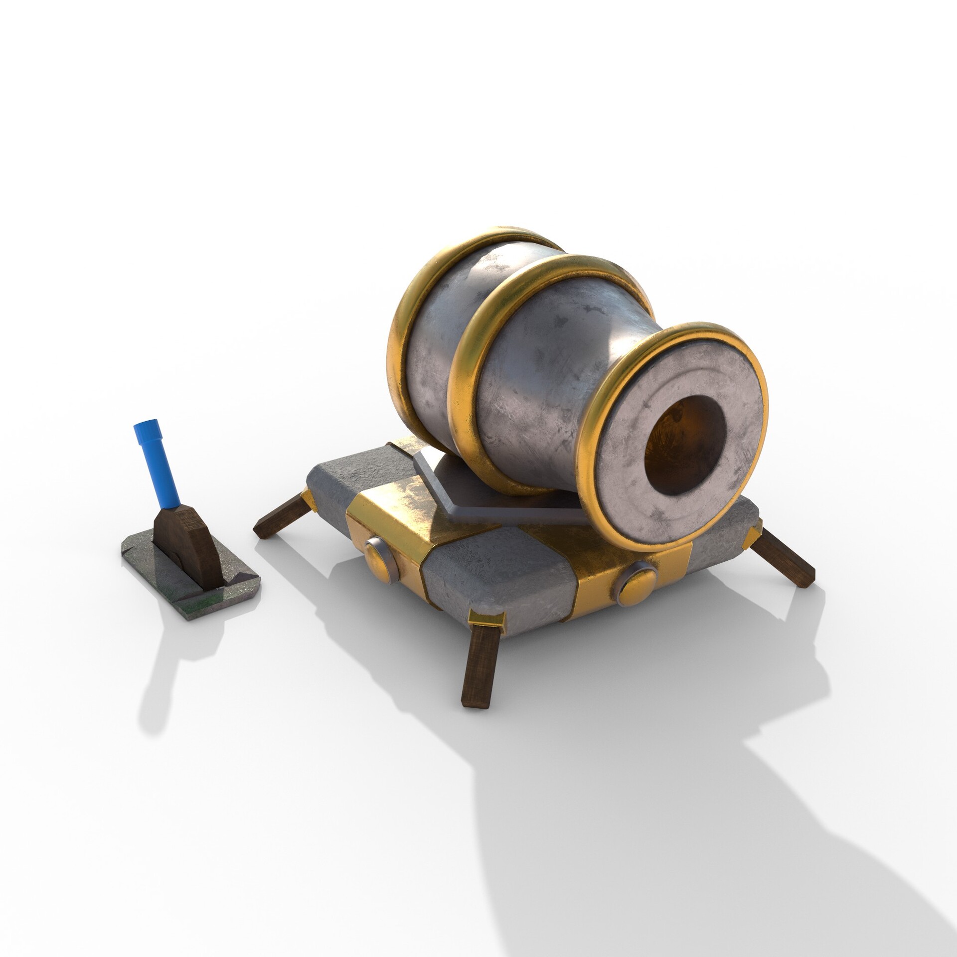 ArtStation - Clash of clans lvl 9 cannon