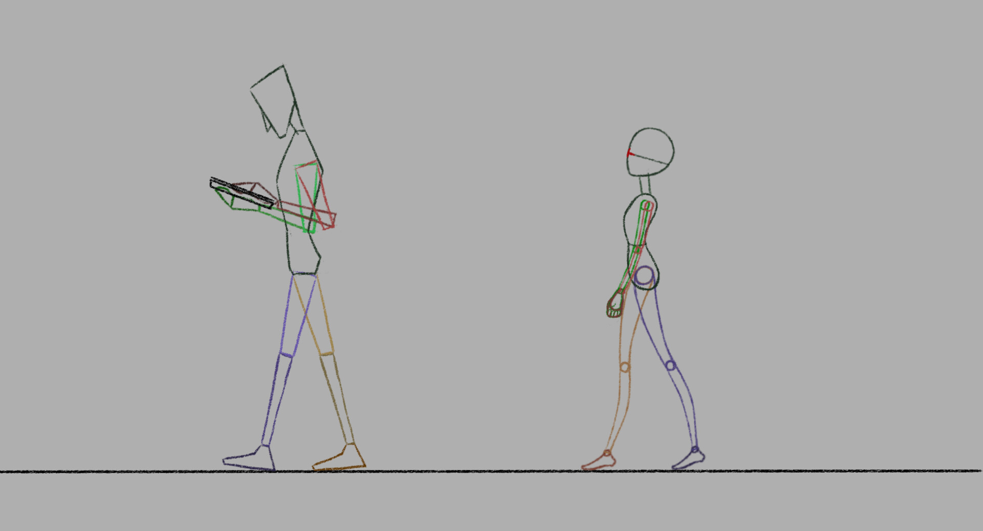 ArtStation - To Evette, with Love - walkcycle tests