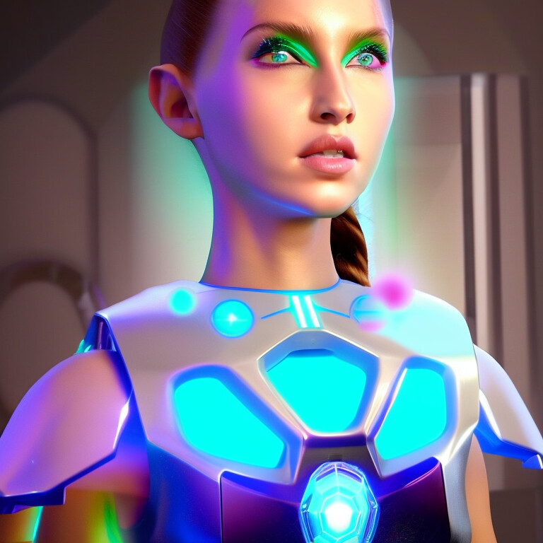 ArtStation - Futuristic princess