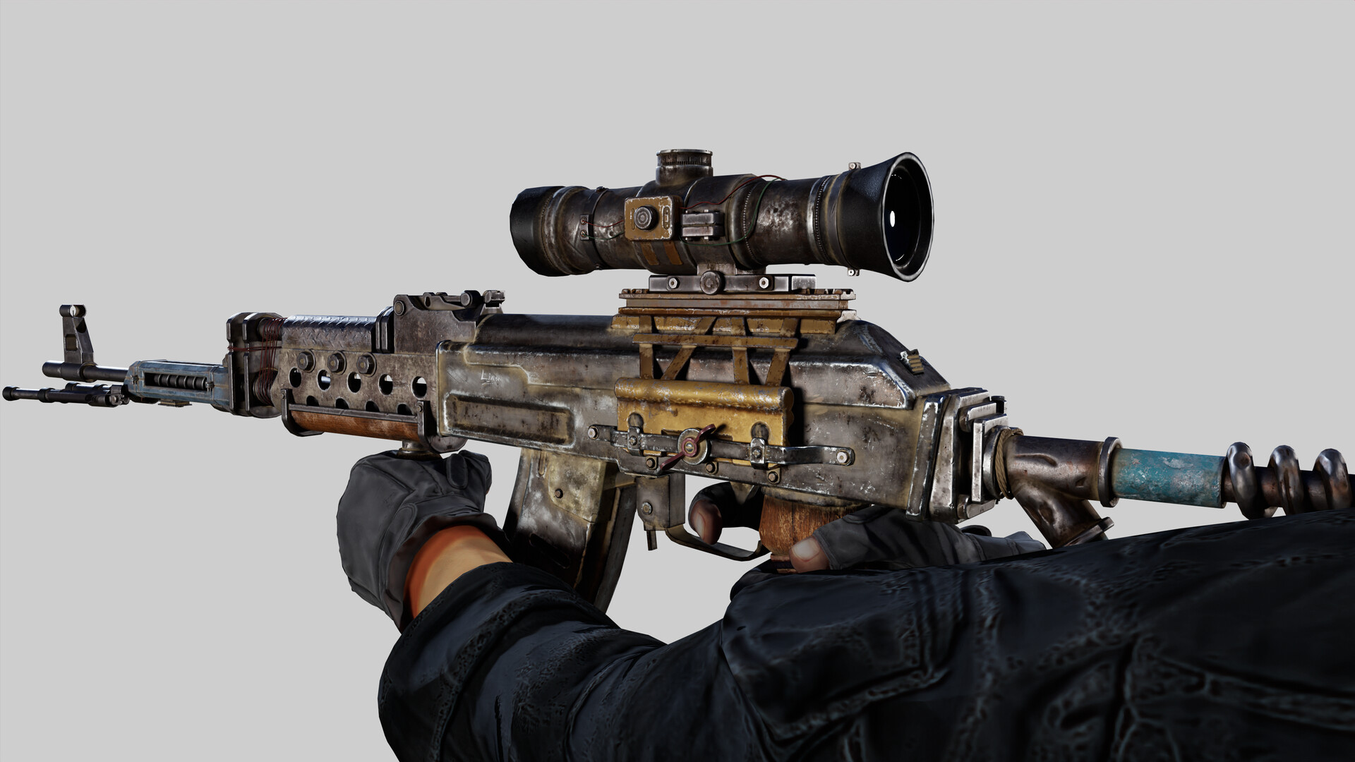 ShirokayaMito - Metro Gun learning [PBR process]