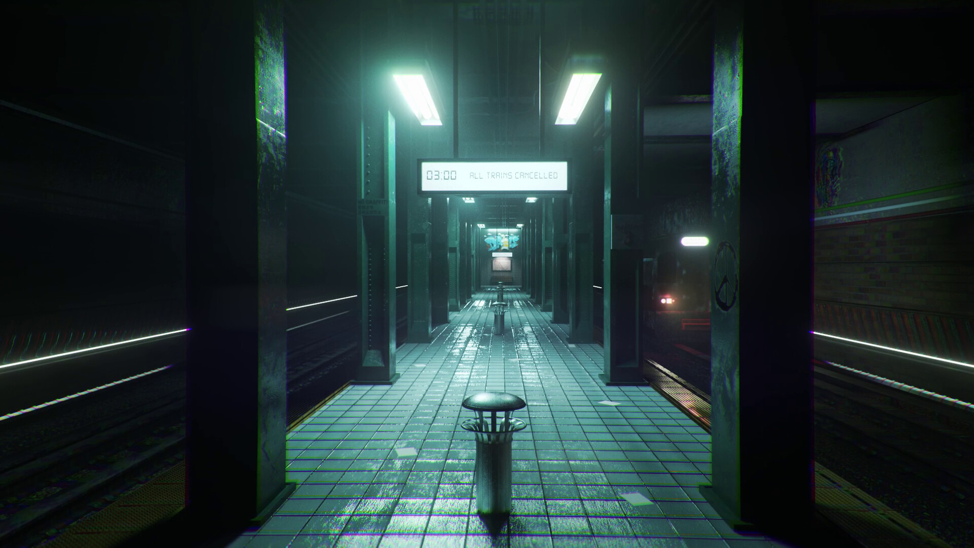 ArtStation - Asset Creation | Underground Subway Station | Blender