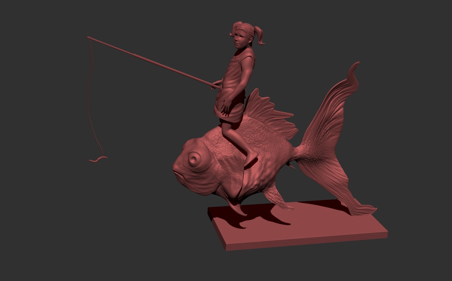 ArtStation - fish girl