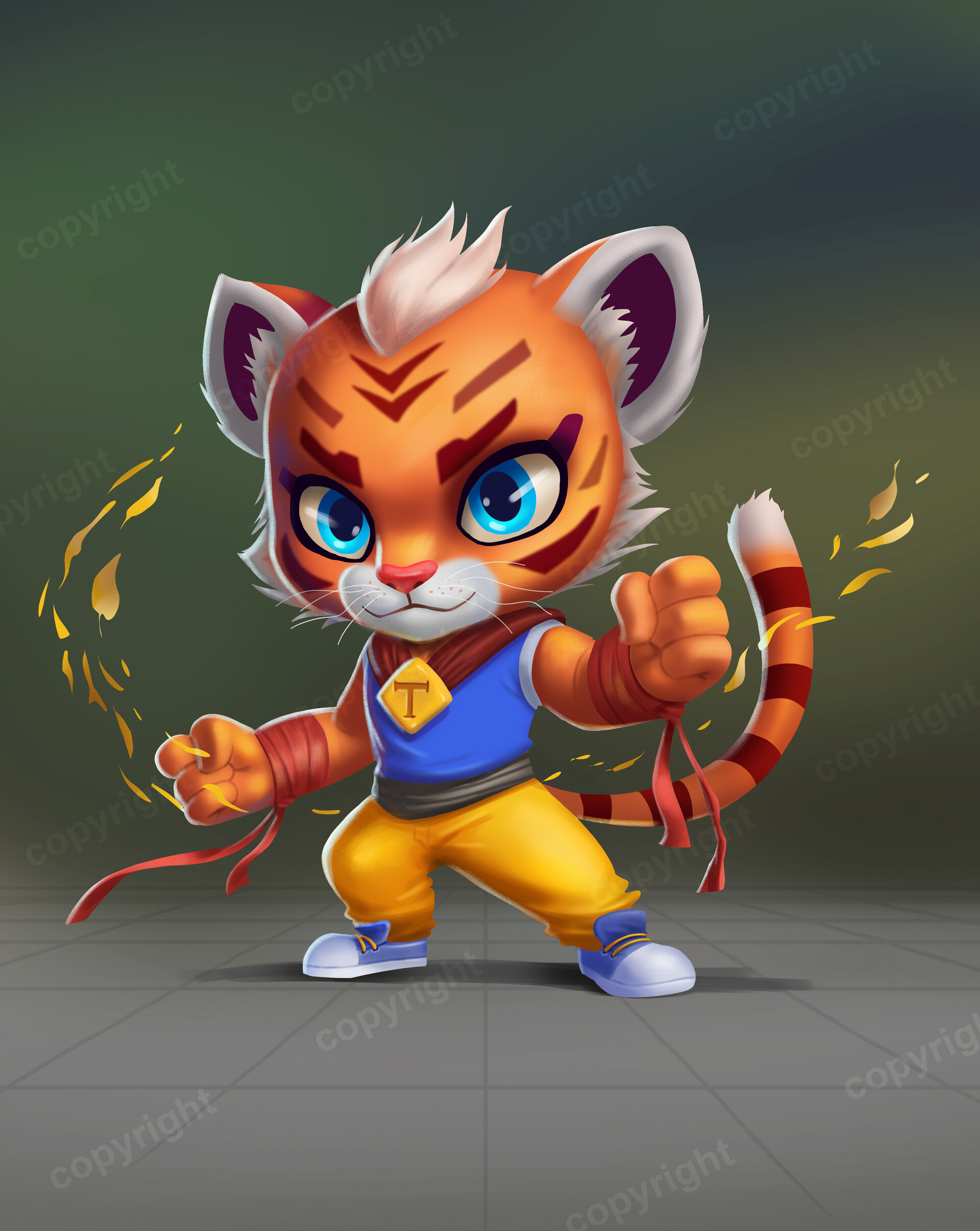 ArtStation - tiger cub character