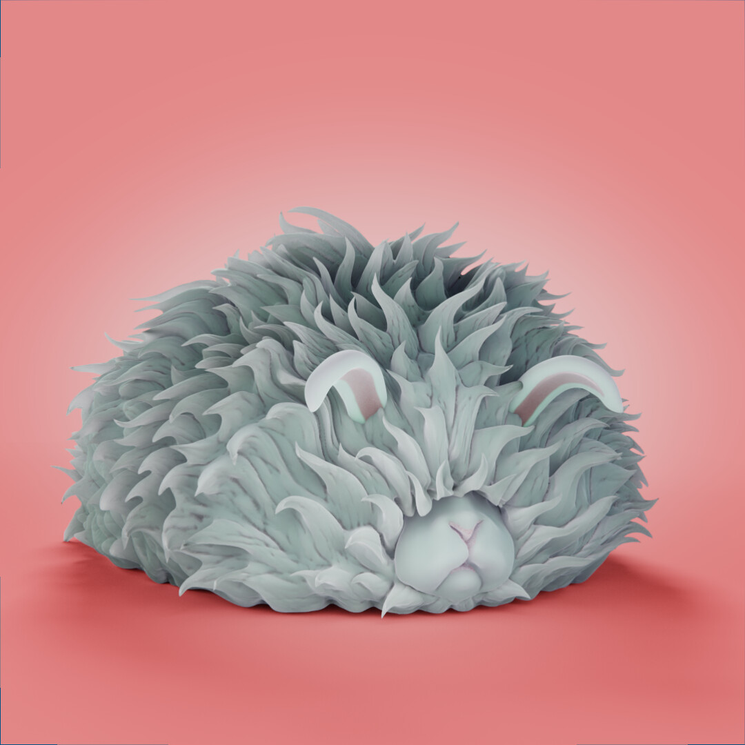 ArtStation - Fluffy - SculptJanuary23 - 27