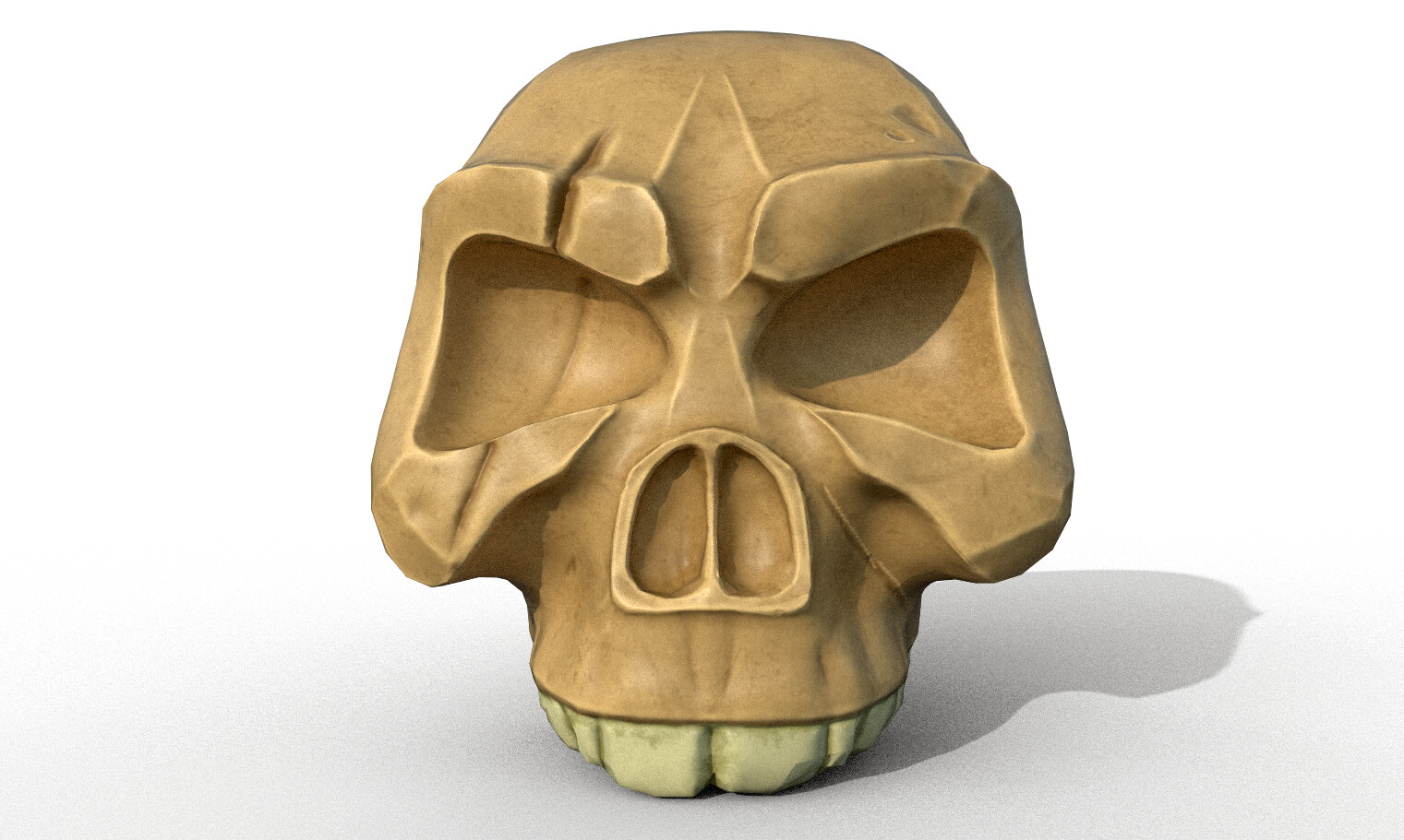 ArtStation - Stylized Skull