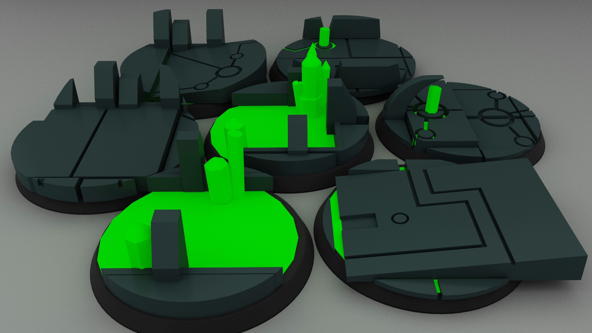 Peter Minneci - Warhammer 40K Necron Bases STL