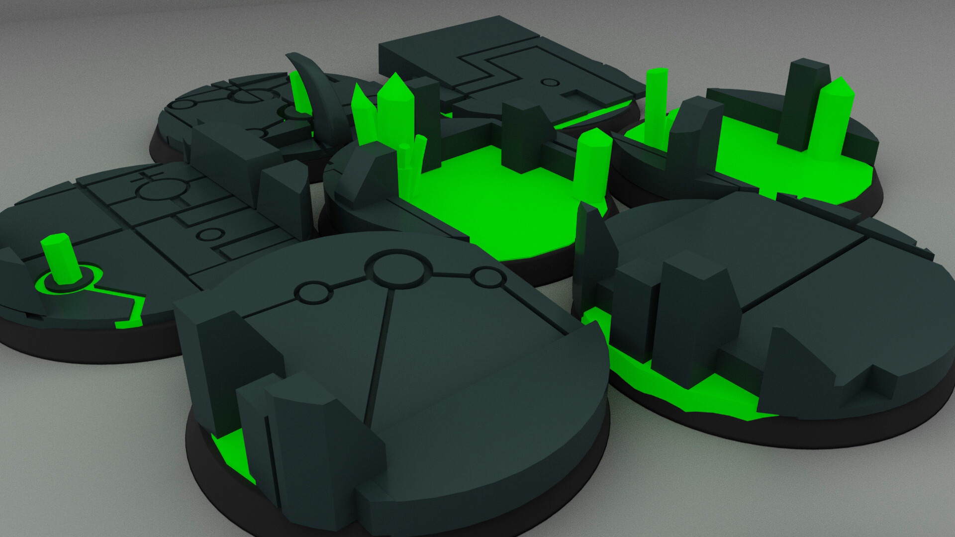 Peter Minneci - Warhammer 40K Necron Bases STL