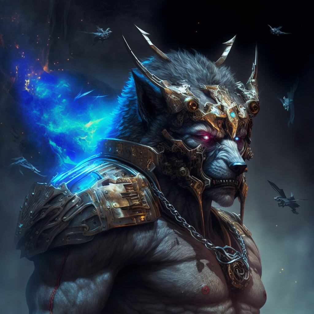 ArtStation - Concept art futuristic Wolfman
