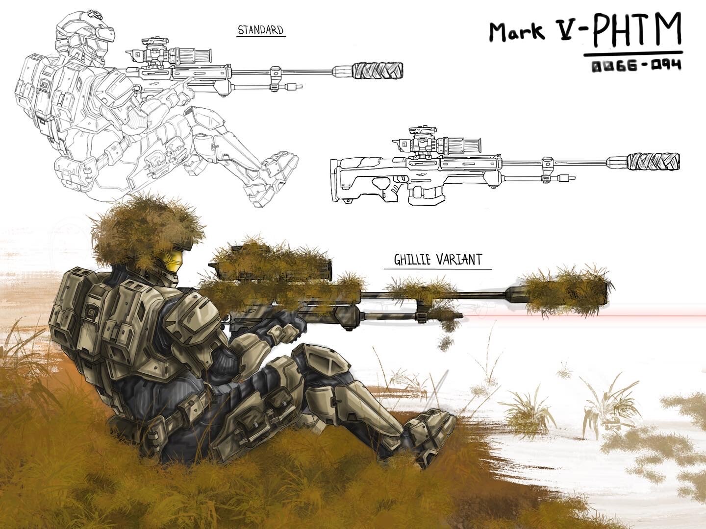 ArtStation - Halo infinite - Mark V [PHTM] concept art