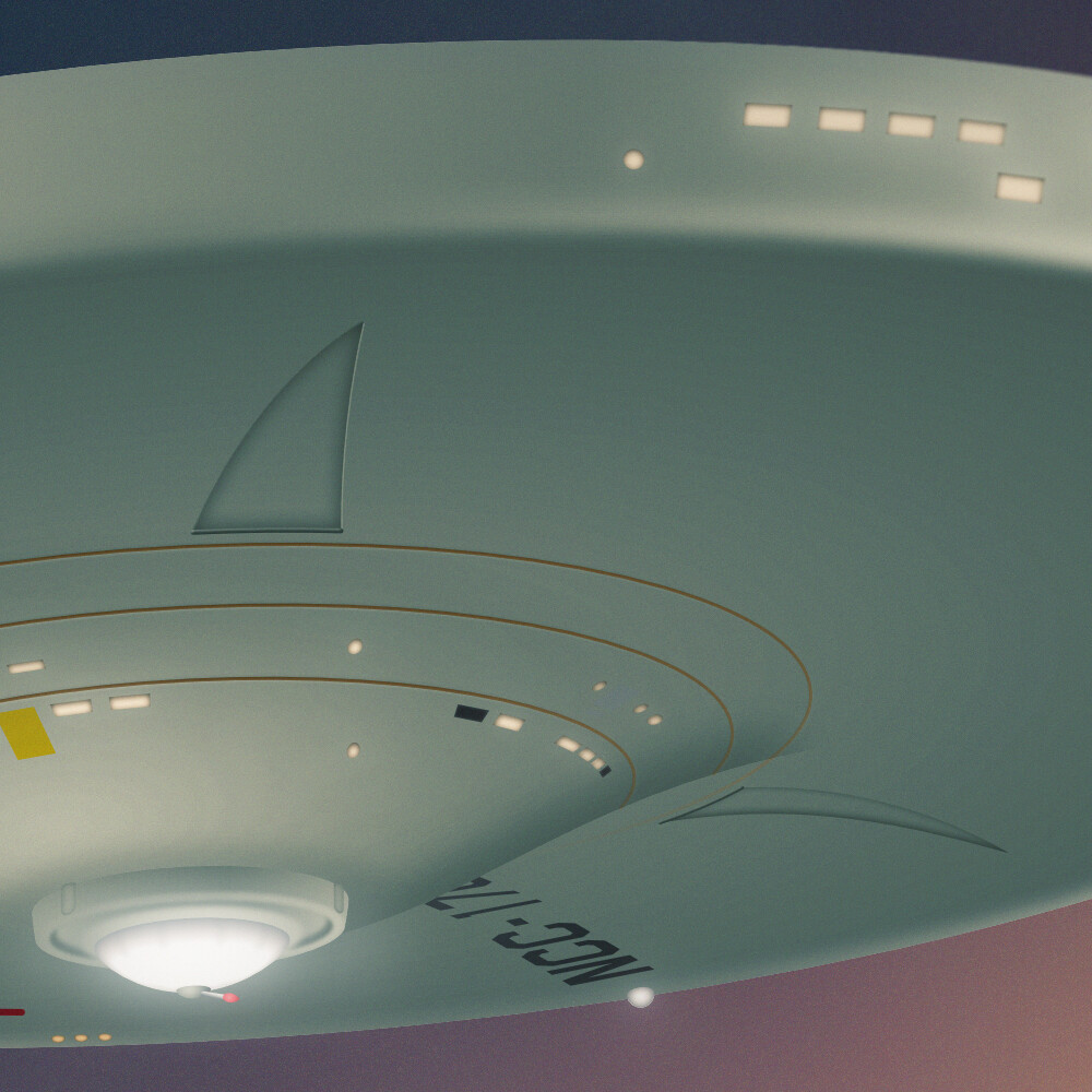 StarfleetDesign - USS Enterprise vector illustration