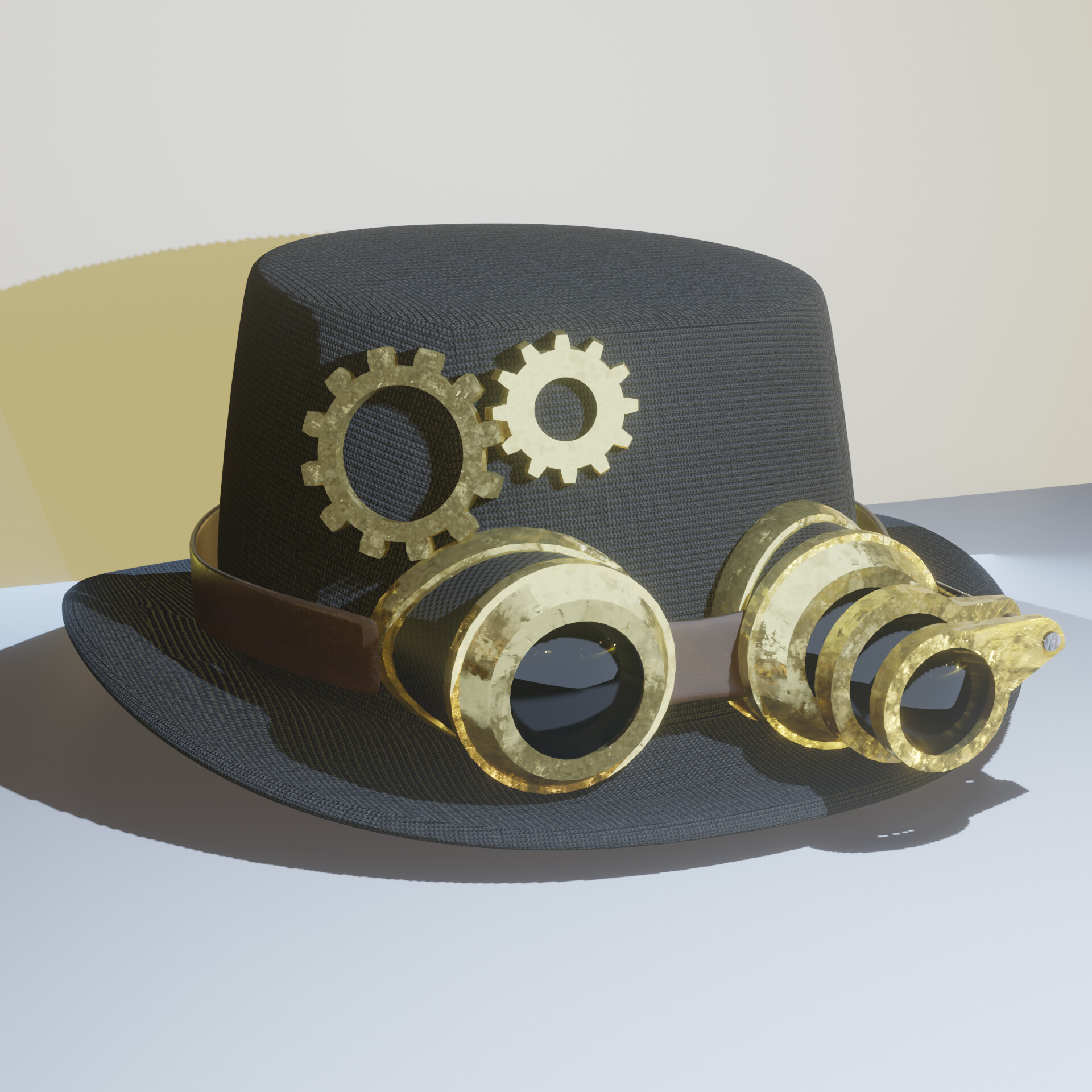 ArtStation - Steam Punk Hat 3D model