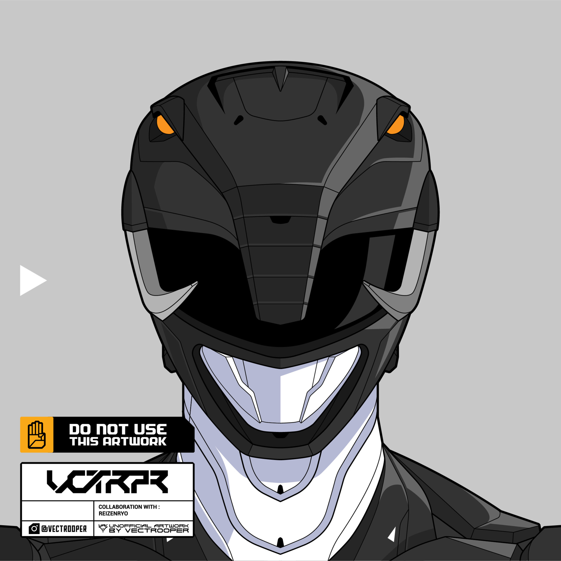 ArtStation - Black Ranger - Zyuranger
