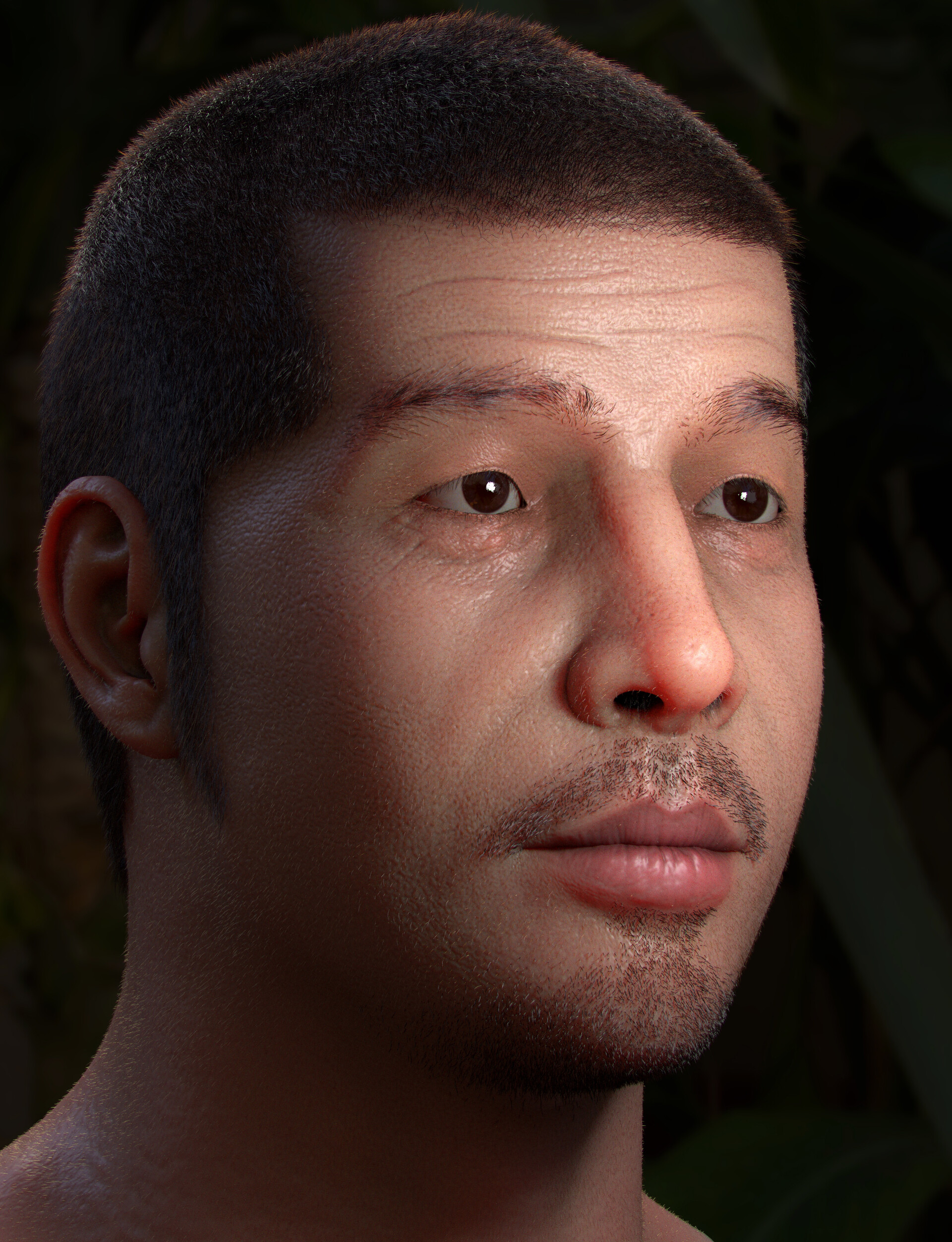 ArtStation - Realistic head example