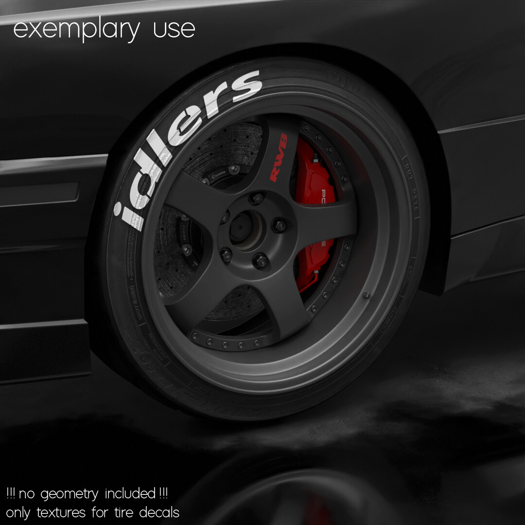 Jakob Grün - FREE: idlers tire sidewall decals
