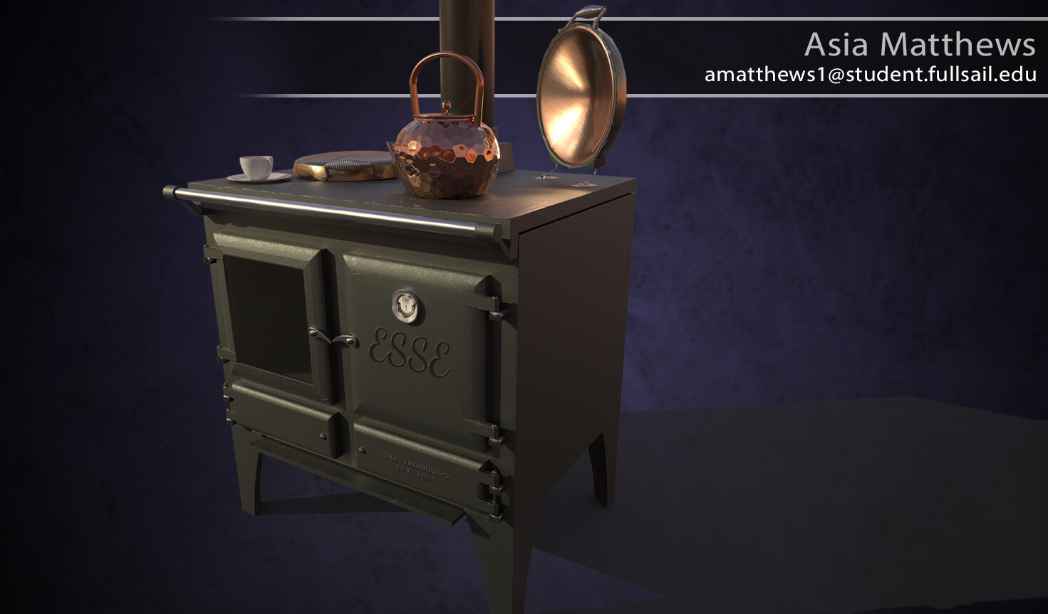 ArtStation - Wood Stove