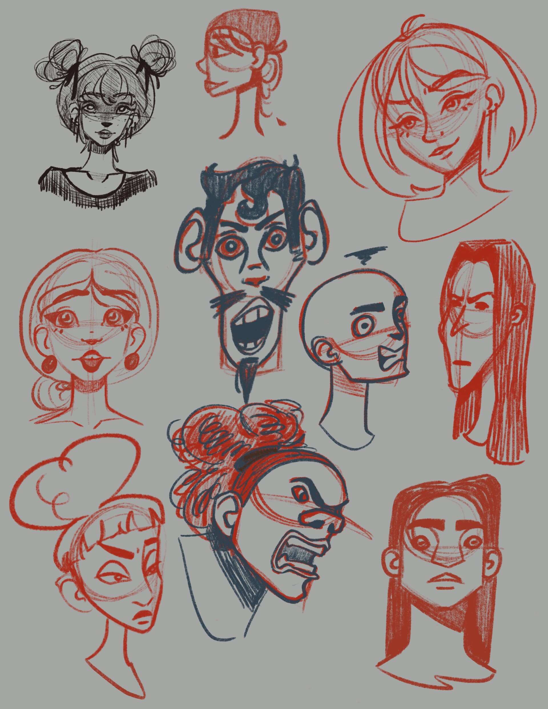 ArtStation - Faces Study