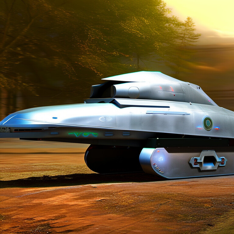 ArtStation - Futuristic T-34 (style of future, style of futurism)