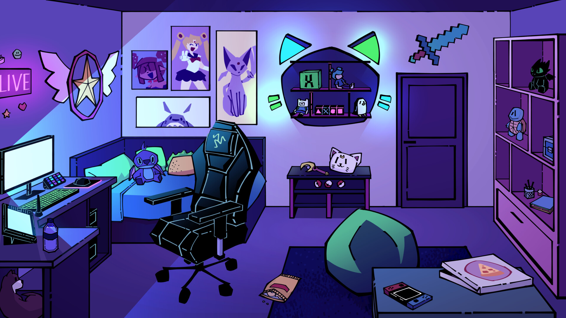 ArtStation - Gamer Room