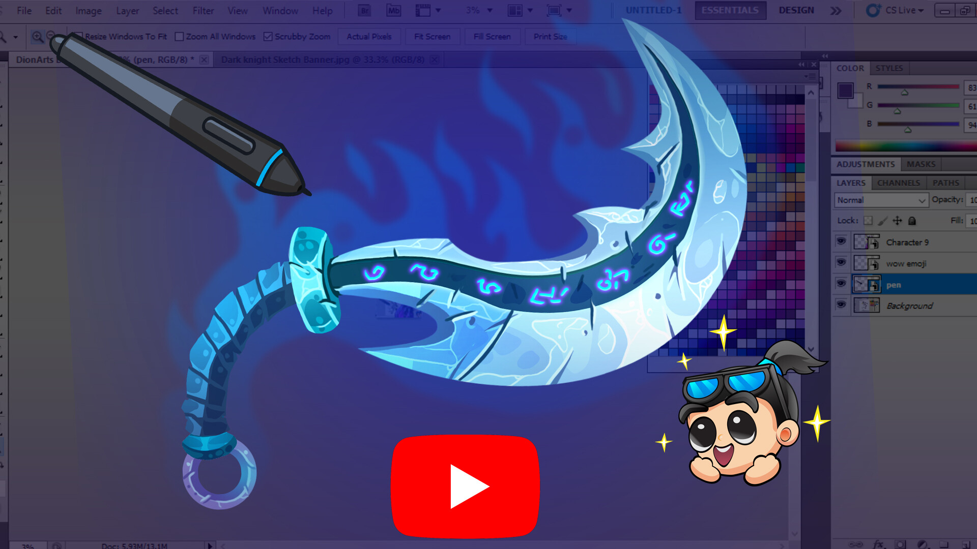 ArtStation - How to Draw Weapon Game Art @DionArtworks