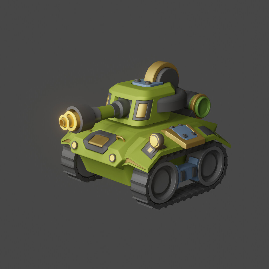Ethan Duong - Stylized Tanks _ Randomize combination Tanks
