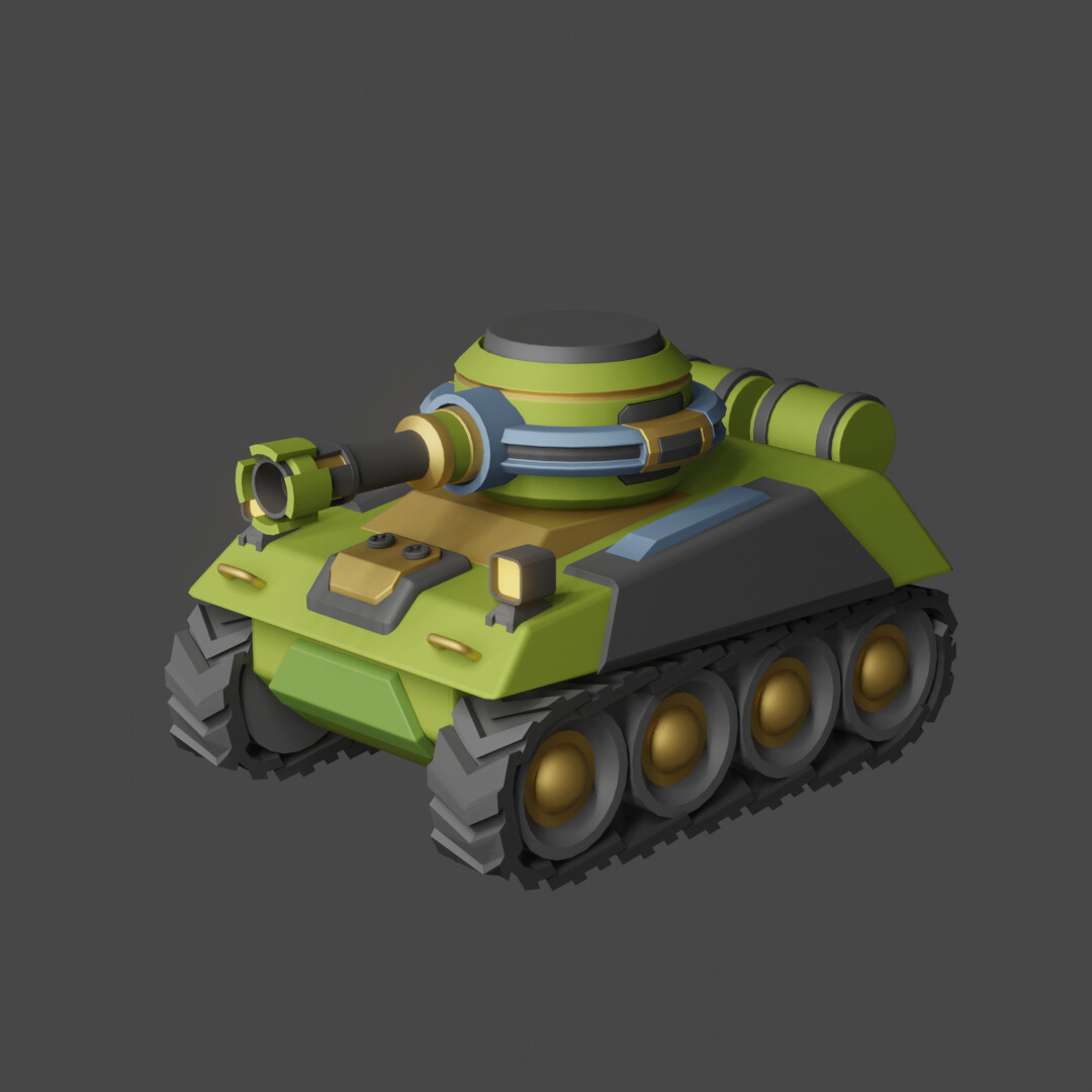 Ethan Duong - Stylized Tanks _ Randomize combination Tanks