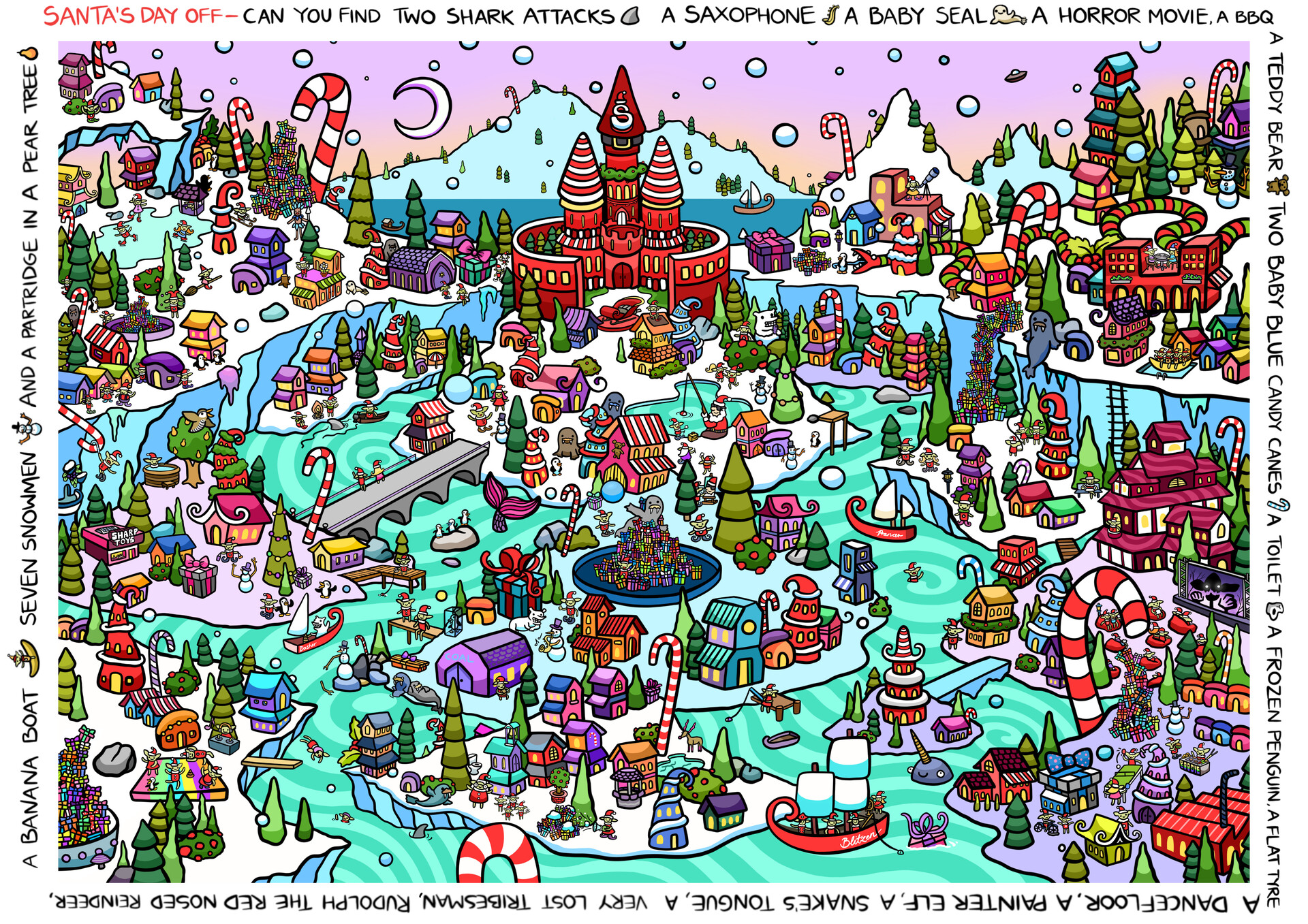 Azzurro Batic - Santa's Day Off - Treasure Hunt