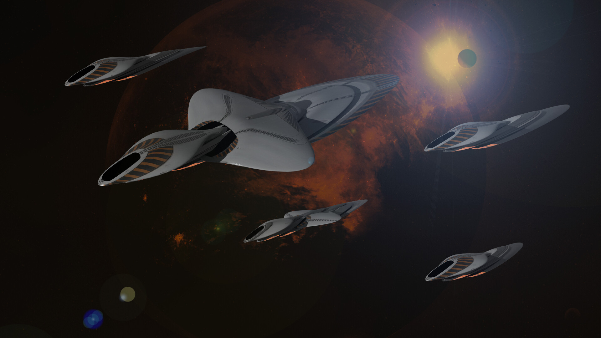 ArtStation - Alien Fleet.