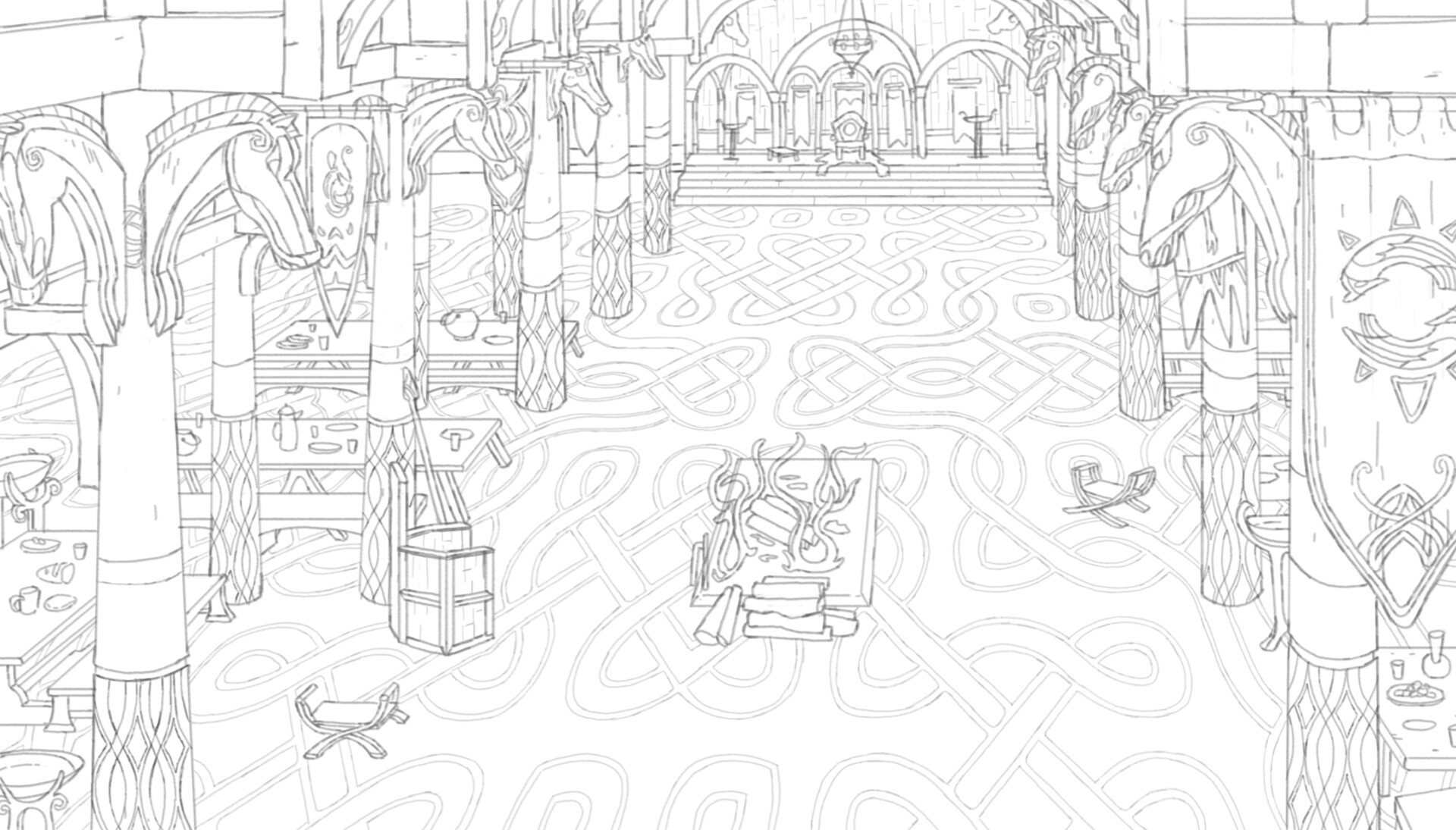 Xuan Le - The Golden Hall of Meduseld