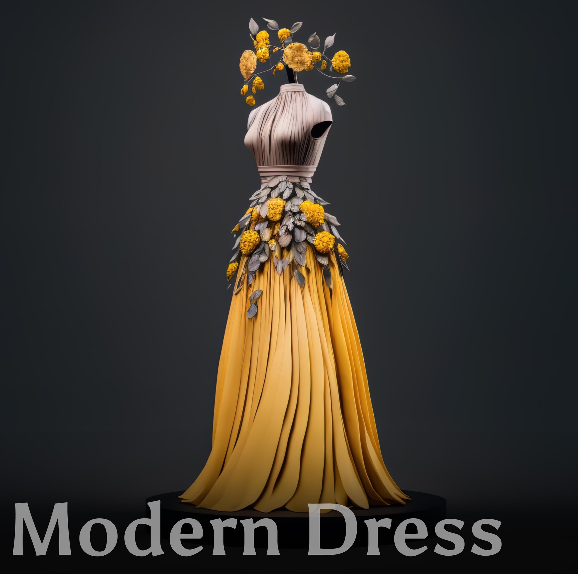 ArtStation - 223 Modern Dress Reference modeling /Designing Vol 02