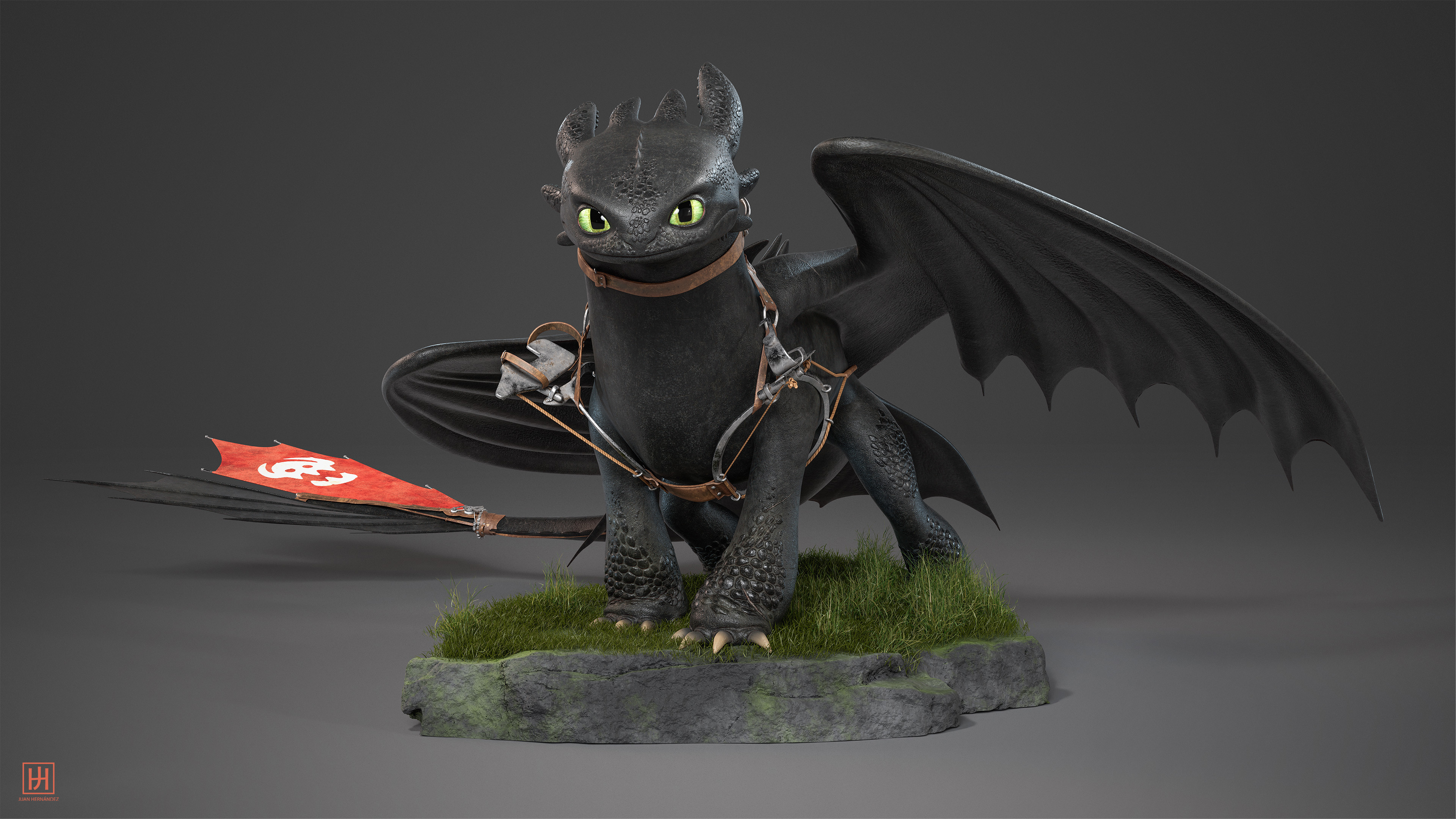 Toothless Dragon Sitting