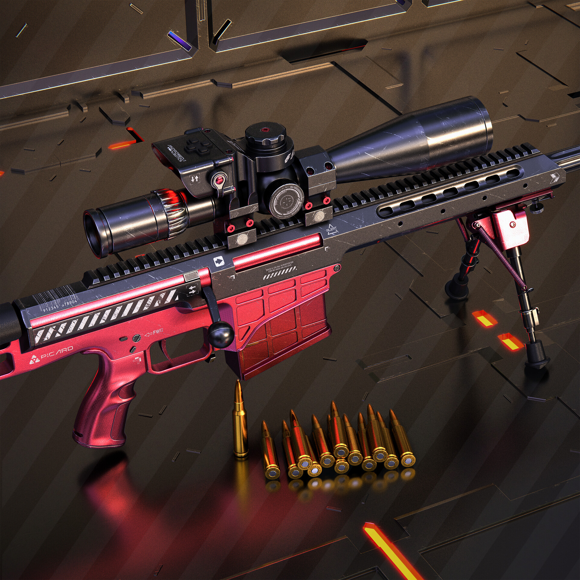 ArtStation - Barrett M98B