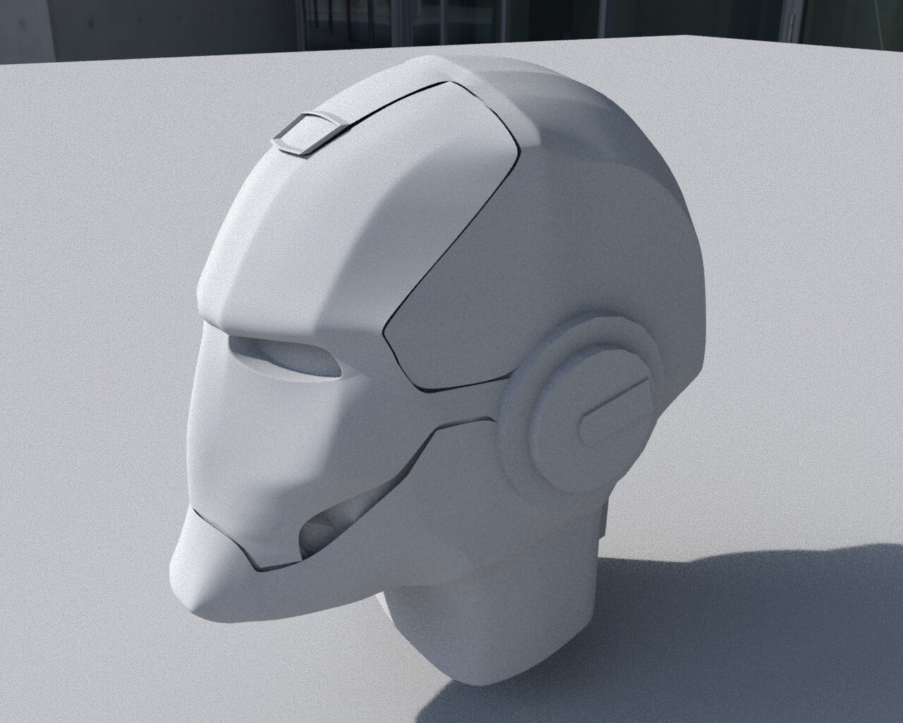 ArtStation - Ironman helmet