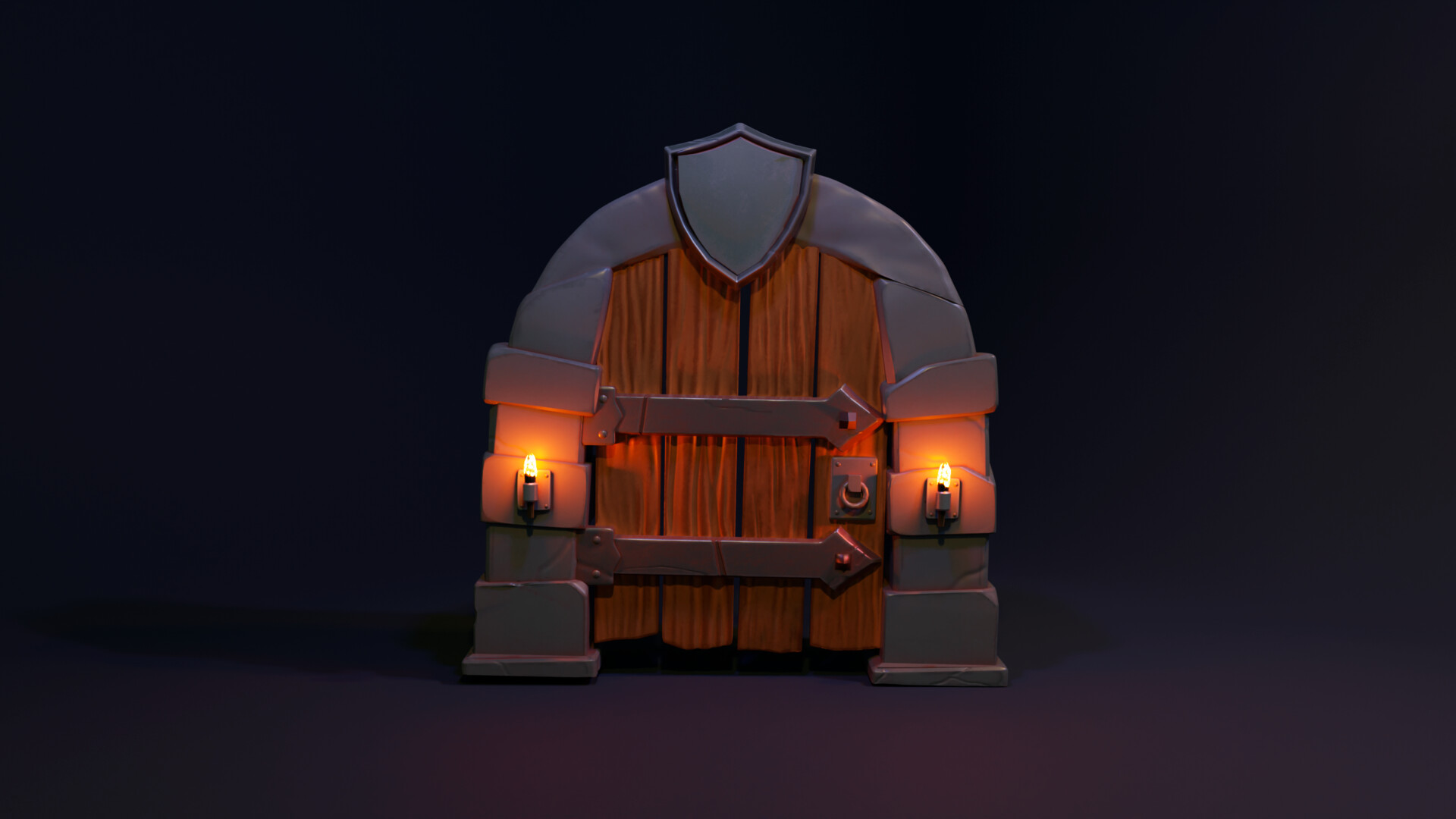 ArtStation - Stylized door