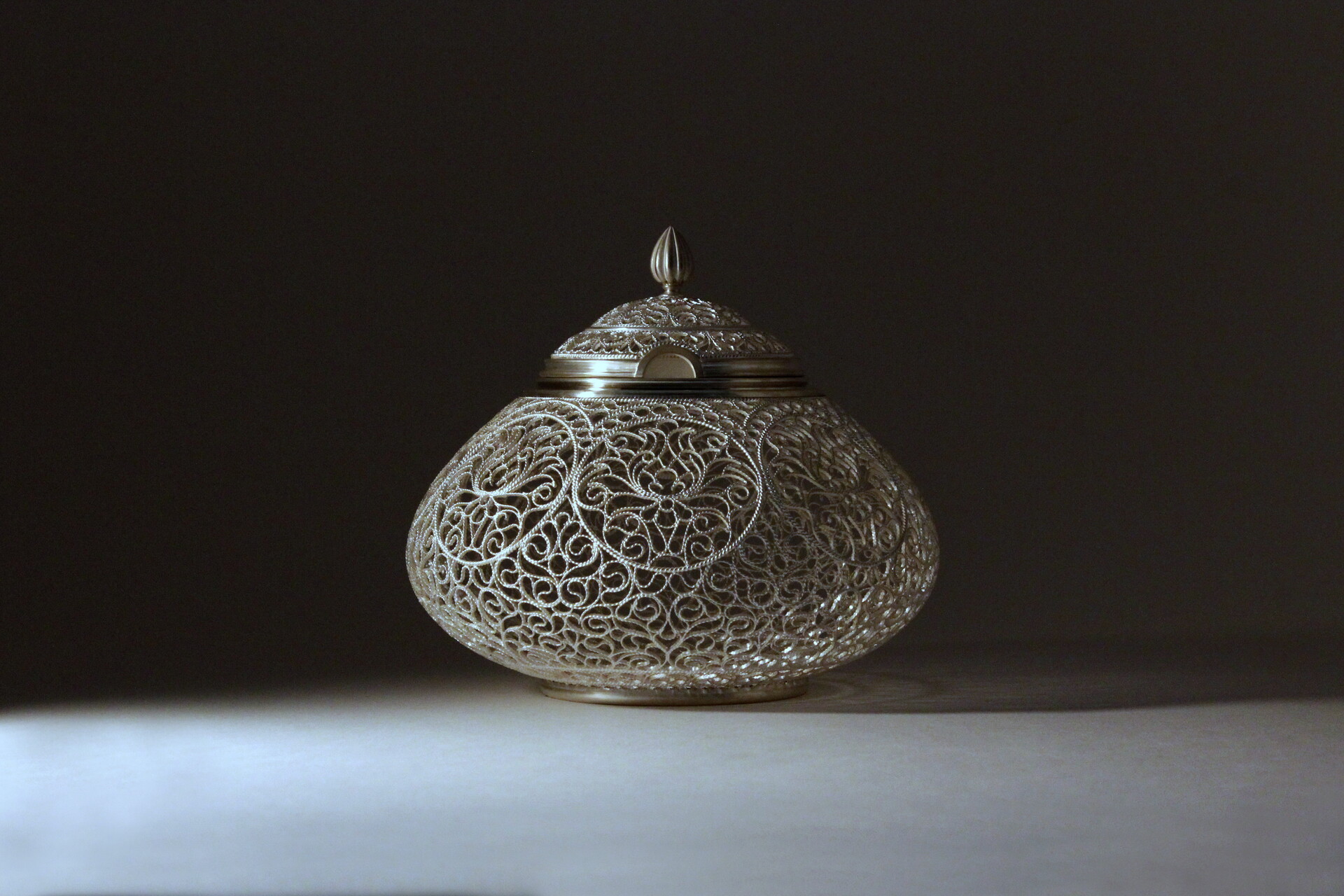 ArtStation - filigree sugar bowl for stained enamel