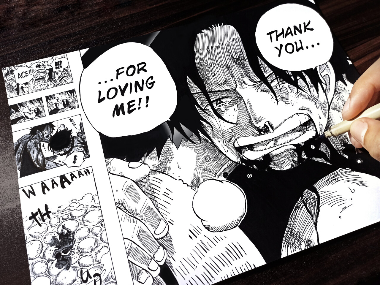 ArtStation - One Piece - Drawing a Manga Page [#1]